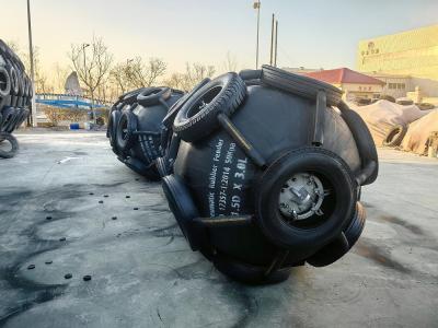 중국 내부 압력 50/80Kpa Pneumatic Marine Fenders 초기 압력 50Kpa 기울기 60% 판매용