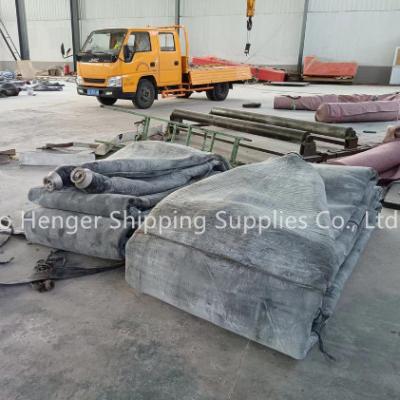 China Customizable Marine Ship Airbag Perfect Repair Kit For Ship Rubber Launching Airbags for sale