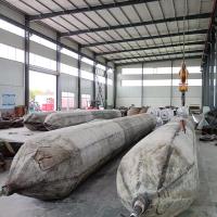 China Heavy Duty Inflatable Marine Airbag with High Pressure Range 0.2-0.4Mpa and Customized Size for Ship Launching for sale