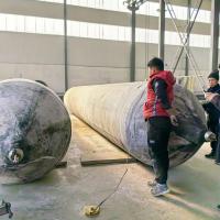 China Heavy Duty Inflatable Marine Airbag with High Pressure Range 0.2-0.4Mpa and Customized Size for Ship Launching for sale