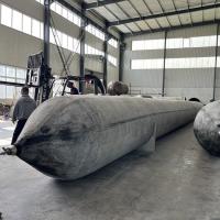China Heavy Duty Inflatable Marine Airbag with High Pressure Range 0.2-0.4Mpa and Customized Size for Ship Launching for sale