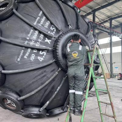China Pneumatic Rubber Fender for Sts/Std Applications CCS/BV/Lr/Dnv Approved for sale