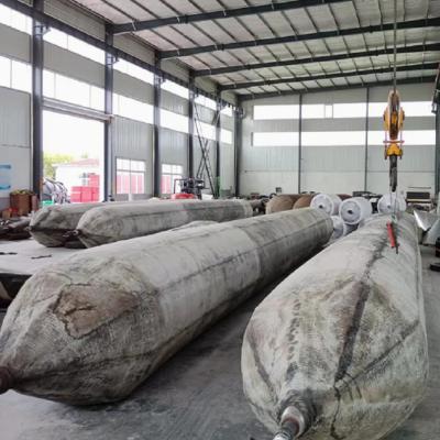China Marine Rubber Airbag 0.8-3M Diameter for Ship Launching ISO14409 for sale
