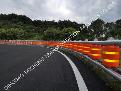China Highway Crash Cushion Barrier Safety Roller Fence For Fork Road for sale