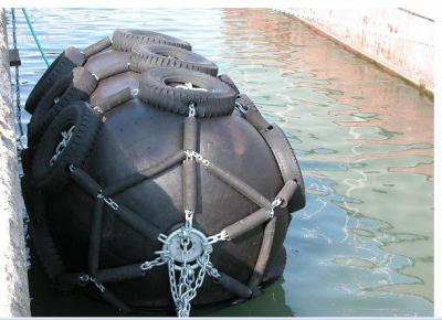 China 50kpa 2.0D*3.5L Marine yokohama pneumatic fender Natural Rubber for sale
