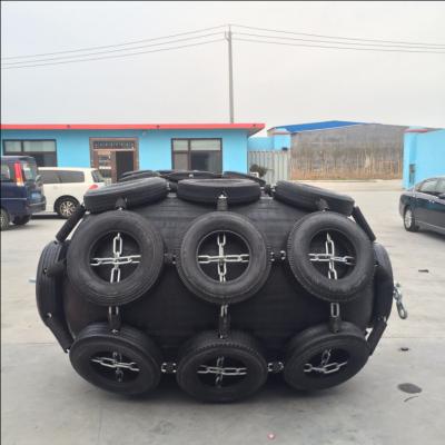 China 4.5*9m 50kpa Floating Rubber Pneumatic Marine Fender Black for sale