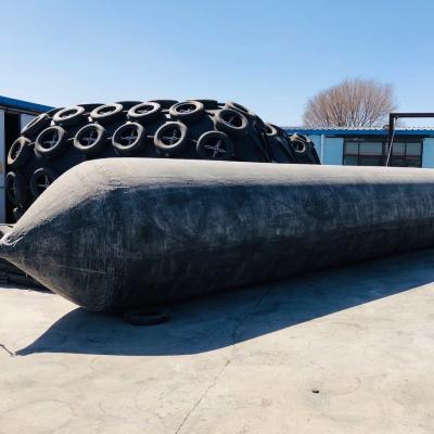 D1.8m*L20m Verschepend Lauching-Ballon Opblaasbaar Rubberluchtkussen voor Schip