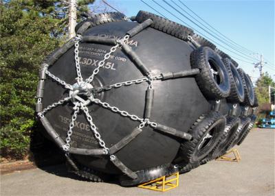 China Airplane Tyres Chain Net Pneumatic Rubber Fender 50Kpa 80Kpa for sale