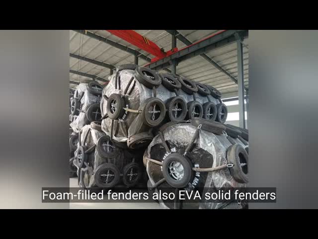 High Elasticity Anti-Leakage Aging Resistance EVA Foam Filled Fender for Marine Applications