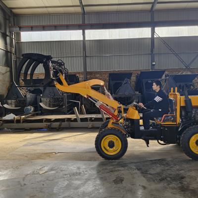 Cina Negozi di materiali da costruzione 2 tonnellate mini caricatore anteriore caricatore a ruote con capacità di secchi da 0,5 m3 in vendita