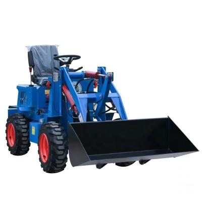 China 0.5m3 Bucket Capacity 500kg 600kg Loading Dumping Wheel Type Front Bucket Mini Loaders for sale