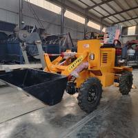China 800 kg Machine Weight Electric Mini Loader Wheel Loader with Easy Maintenance for sale
