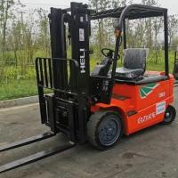 China 125MM Fork Width Electric Pallet Stacker for 3 Tons Capacity and Four-Wheel Drive for sale