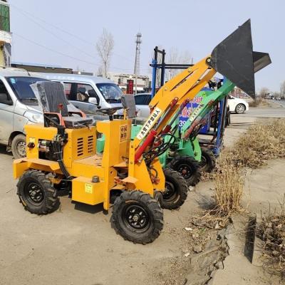 China Verplaatsbare wielladder Kleine multifunctieloader met licht en klein ontwerp Te koop