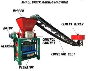 China QT10-15 Fully Automatic Cement Brick Making Machine in Ghana for 400*120*200 mm Bricks for sale