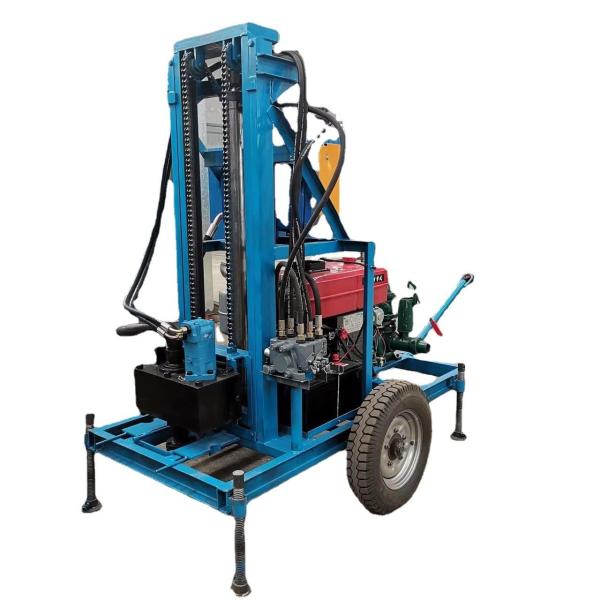 Quality Twd100 Mini Top Drive Head Hydraulic Portable Borehole Water Well Drilling Rig for sale