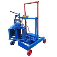 China Easy to Operate Manual Interlocking Brick Making Machine Block Making Cement Machine for sale