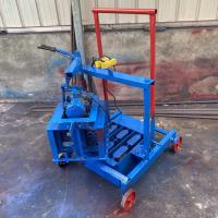 China Easy to Operate Manual Interlocking Brick Making Machine Block Making Cement Machine for sale