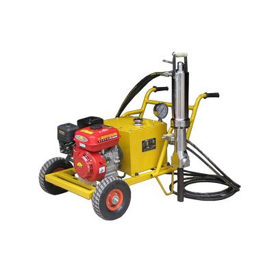 China Elektrische/diesel hydraulische rotssplitser voor het boren van graniet Diepte 500-750 mm Te koop