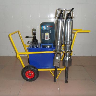 China Hydraulische Darda Rock Splitter enkel geschut Gewicht 29-43KG Cylinder Inner Warp 80-110 Te koop