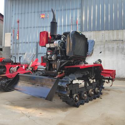 中国 ディーゼルエンジン 多機能農業用 ローター栽培機 小型クローラーティラー 販売のため