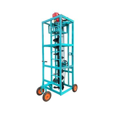 China Small Digging Machine 48cc 196cc 212cc Gas Earth Auger Drill Bit High Power for sale