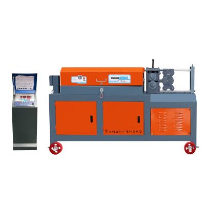 China Máquina de corte de lâmina de madeira para endireitação de barras de arame com sistema de controlo automático à venda