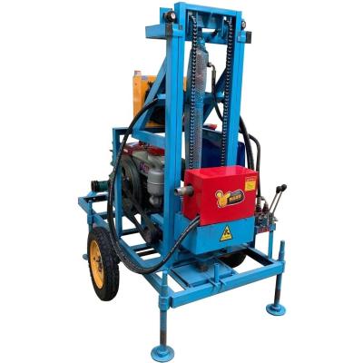 Cina 200m 300m profondità di perforazione pneumatica Dth Crawler rig di perforazione con 50mm di diametro di perforazione in vendita