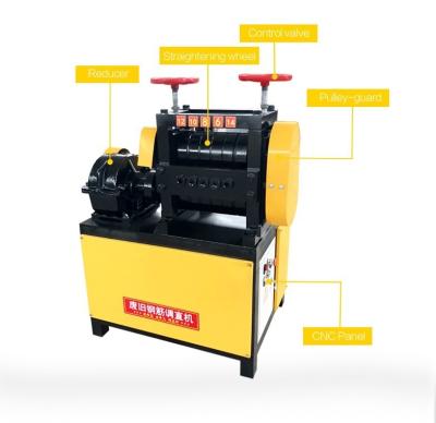 China Função de endireitação Máquina de reciclagem de rebarras CNC para sucata de rebarras e barras de aço residual à venda