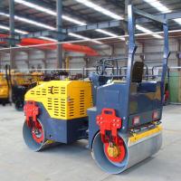 China Compact 9hp Ride-on Double Drum Vibratory Roller Compactor for Small Road Projects for sale