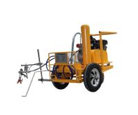 China Road Construction Hand Push Hot Melt Marking Machine with Single/Double Gun Spray for sale