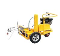 China Road Construction Hand Push Hot Melt Marking Machine with Single/Double Gun Spray for sale