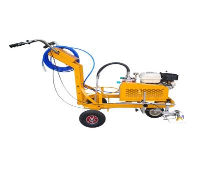 China Road Construction Hand Push Hot Melt Marking Machine with Single/Double Gun Spray for sale