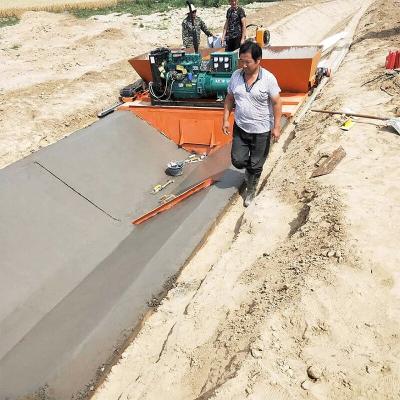 China Urban Drainage Self Propelled Strut Trench Drain Machine Channel Roll Forming Machine for sale