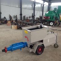 China Easy Maintenance 1000m2 Per 8 Hours Multi-function Plunger Mortar Cement Plaster Spraying Machine for sale