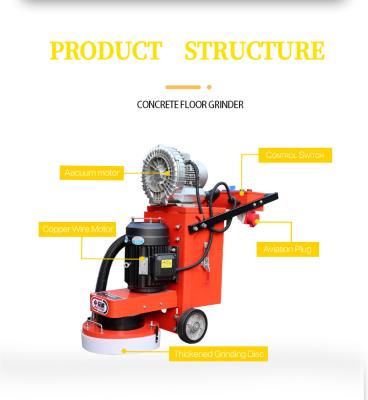 China Automatic Grade Semi-Automatic Concrete Floor Grinder Tool for Heavy Duty Applications for sale