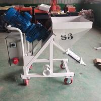 China 180 kg Automatic Fireproof Texture Paint Sprayer With Extended Screw Pump with Design for sale