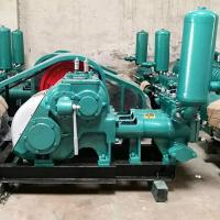 China Building Material Shops Horizontal Triplex Single Acting Reciprocating Piston Mud Pump for sale