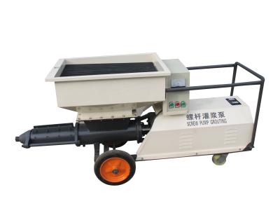 China Efficiency Construction Cnc Screw Concrete Mixer Pump Cement Mortar Grouting Machine for sale