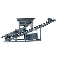 China Mini Sand and Soil Screening Machine Double Layer Vibration External Fed Drum Screen for sale