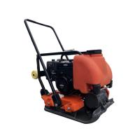 China Versatile 85 kg Hand Push Diesel Plate Compactor with Reversible Function and Vibration for sale