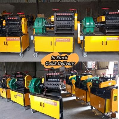 China Bouwprojecten Gebruikte rebar rechtmachine met 1440 r/min motor snelheid Te koop