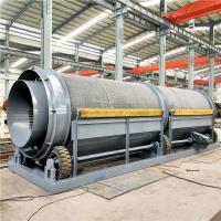 China Double Layer Vibration External Fed Drum Screen Sand Crusher and Screening Machine for sale