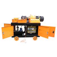 China 5.5kw Vertical Double Headed 3 Shafts Rolling Threading Machine for Precise Threading for sale