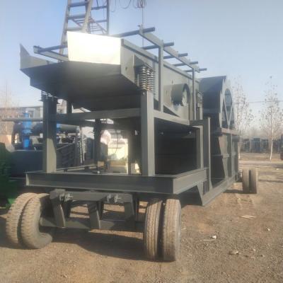 China Kleinschalige verkoop Rotary Drum Sand Screening Machine met aanpasbaar gewicht in 380V Te koop