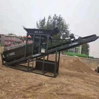 China 380 Voltage Three Layer Vibration Mobile Trommelling Machine for Stone Screening for sale