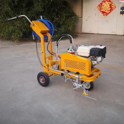 Cina Macchina di marcatura stradale a vernice a freddo a doppia pistola per lavori di costruzione a colori personalizzati in vendita