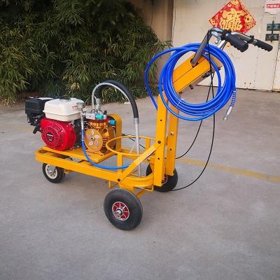 Cina Macchina di marcatura stradale a vernice a freddo a doppia pistola per lavori di costruzione a colori personalizzati in vendita