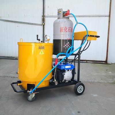 China Máquina de linha de marcação de superfície da estrada de pulverização a frio manual com ponto de venda único à venda