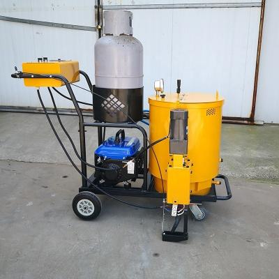 China Máquina de linha de marcação de superfície da estrada de pulverização a frio manual com ponto de venda único à venda